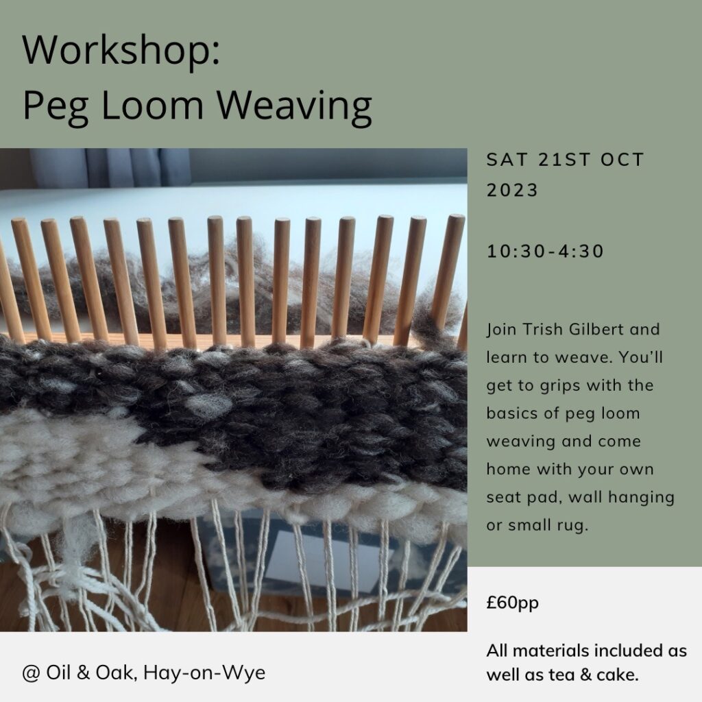 Workshop: Peg-Loom Weaving | Oil & Oak